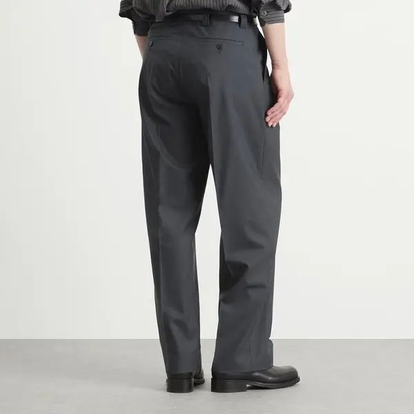 Mfpen Service Trousers - Solid Grey Wool | Editorialist